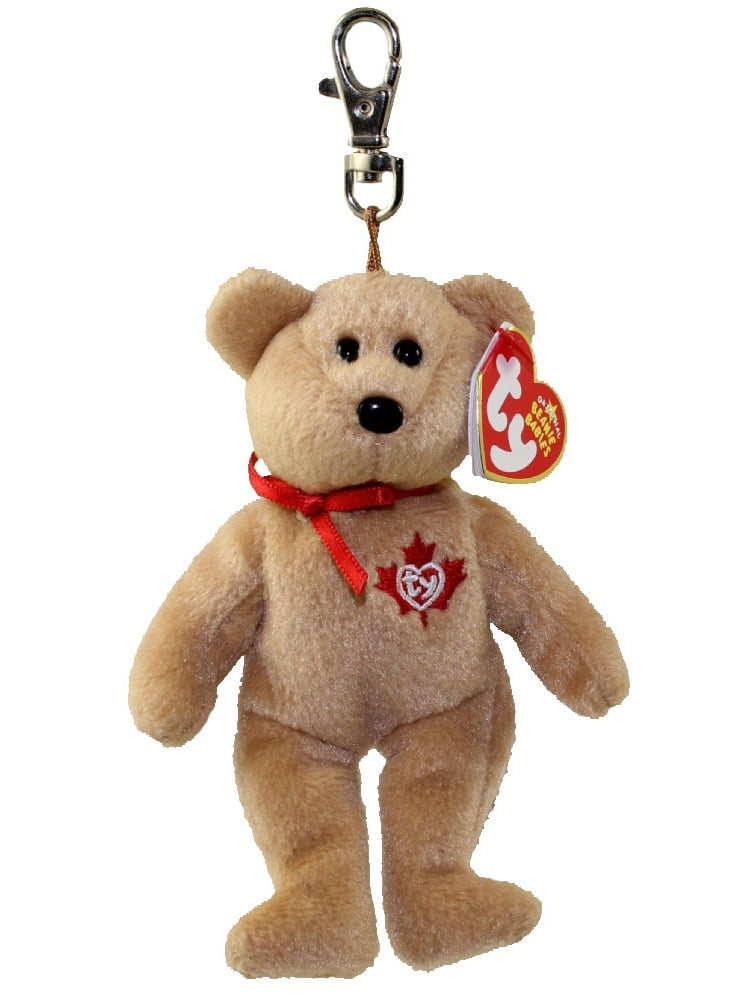 TY Beanie Baby - TRUE the Bear ( Metal Key Clip - Canada Exclusive ) (4 ...