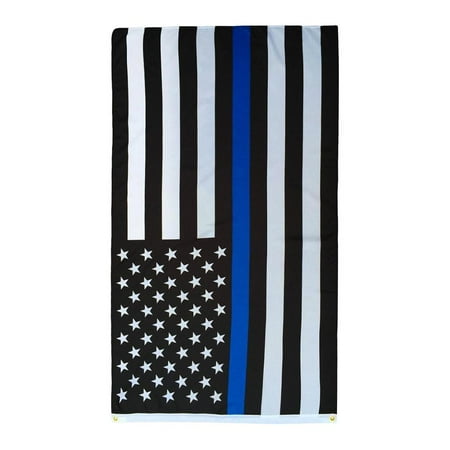 90 X 150 Cm USA Thin Blue Line Memorial Law Enforcement | Walmart Canada