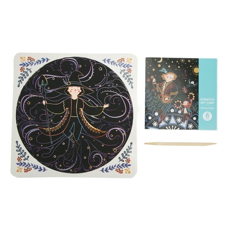 Cartoon Scratch Paper, Scratch Painting Paper Gorgeous Pattern For ...