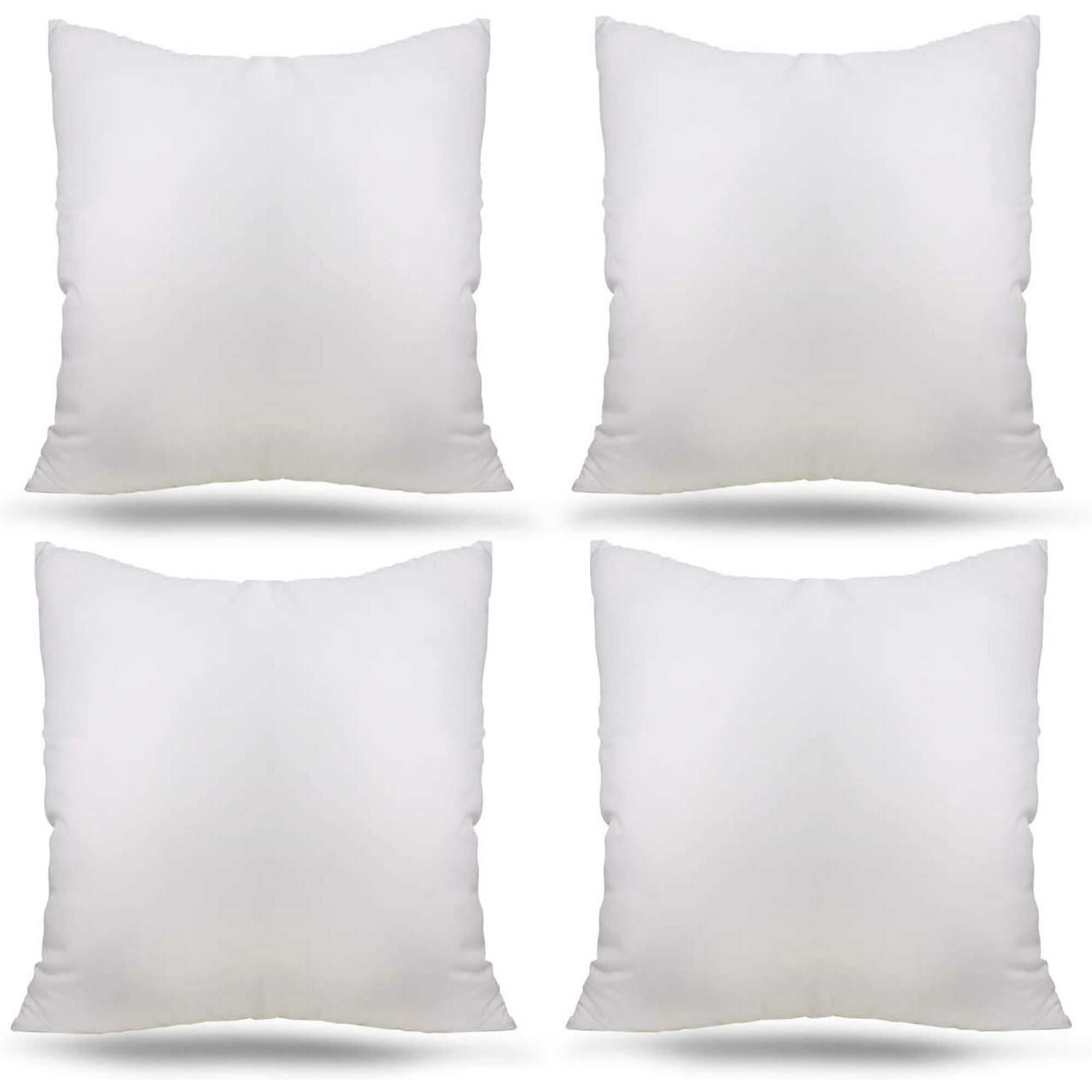 Click here for Tpefei 4 Packs 18X18 Premium White Throw Pillow In... prices