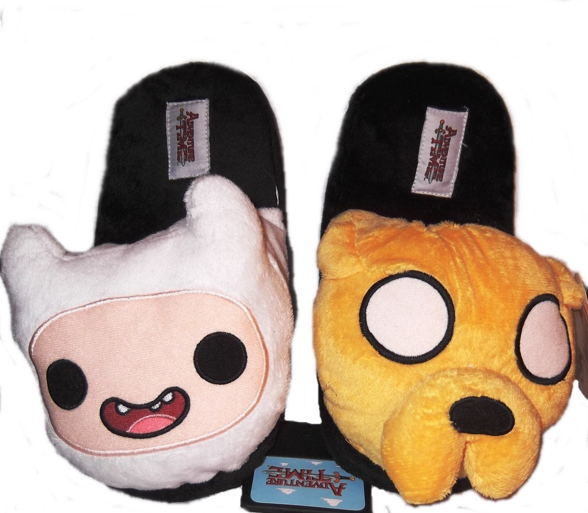 Slippers - Adventure Time - Plush Doll Finn & Jake New Adult Large L ...