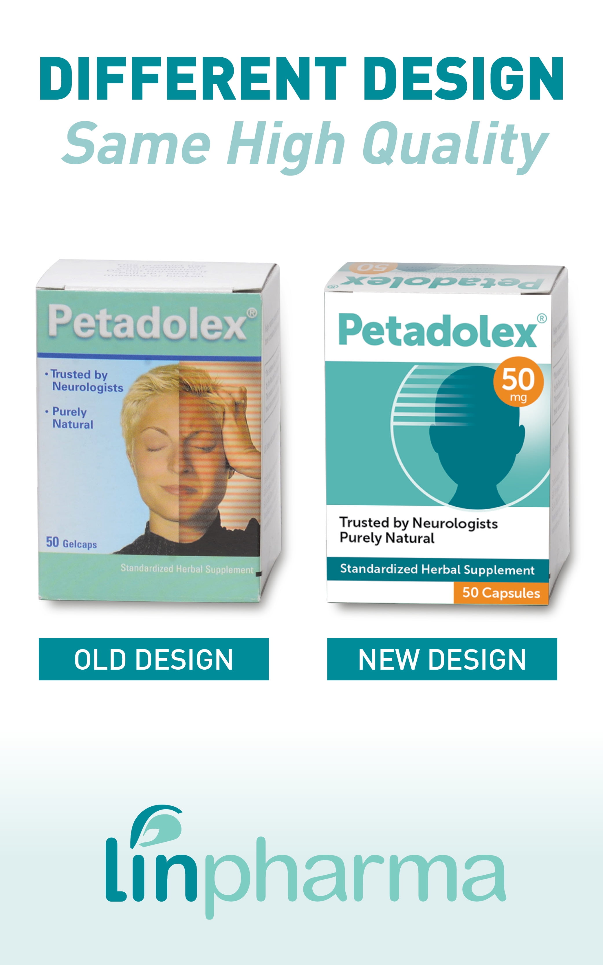 Buy Linpharma Petadolex 50 mg patented PA-free butterbur root extract ...