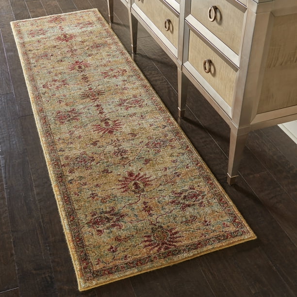 Nourison Vintage Tradition Persian Floral Cream/Red Area Rug - Walmart.com