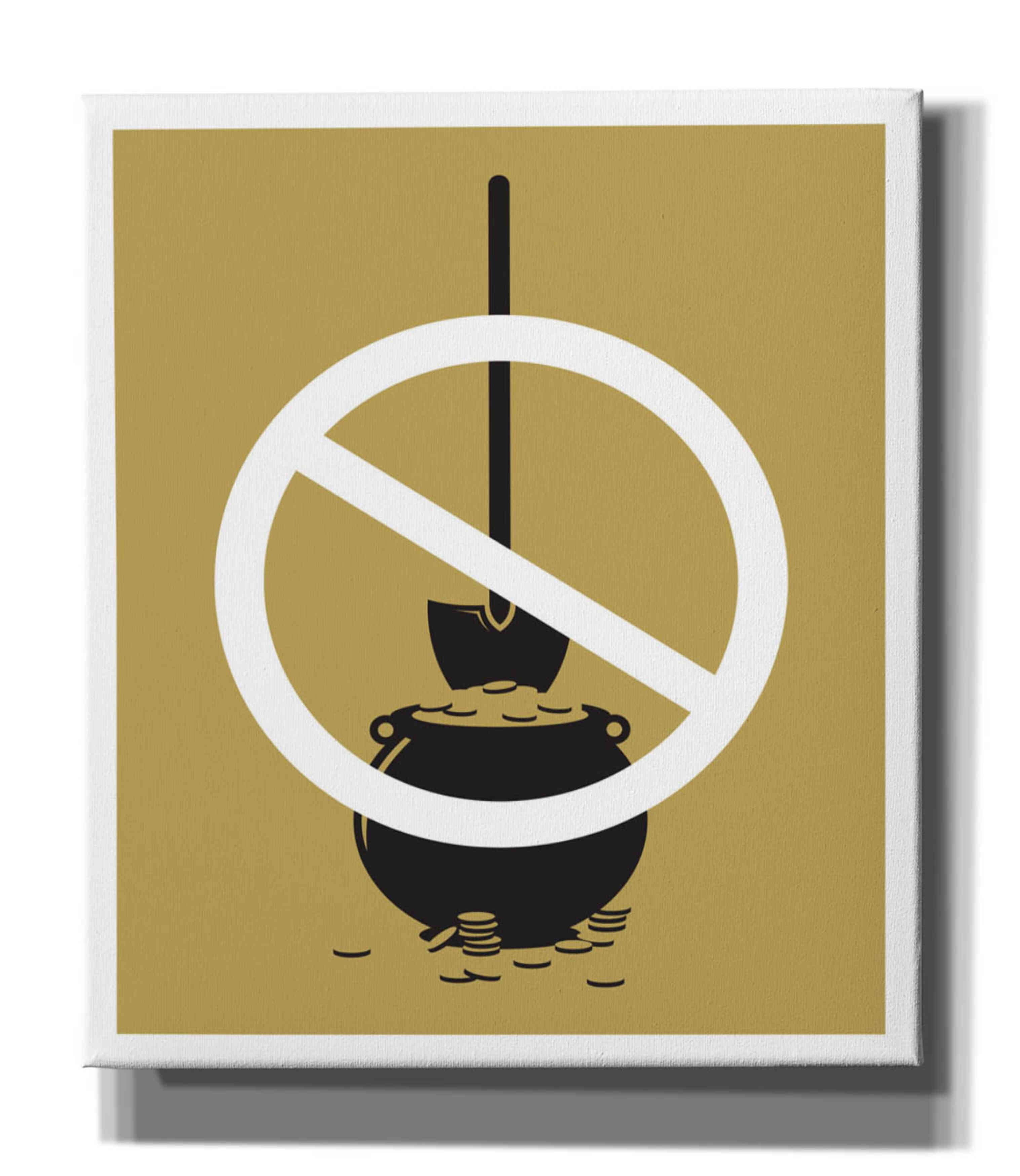 Epic Graffiti 'No Gold Digger' by JJ Brando, Canvas Wall Art, 26"x30" - Walmart.com