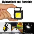 Small Flashlights, 800Lumens Bright Rechargeable COB Keychain ...