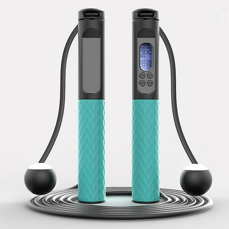 Smart Cordless Jump Rope Counting Exercise Weight-bearing Fitness ...