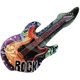 Guitar Rock On Rock Star Birthday Balloon Bouquet Decorations - Walmart.com