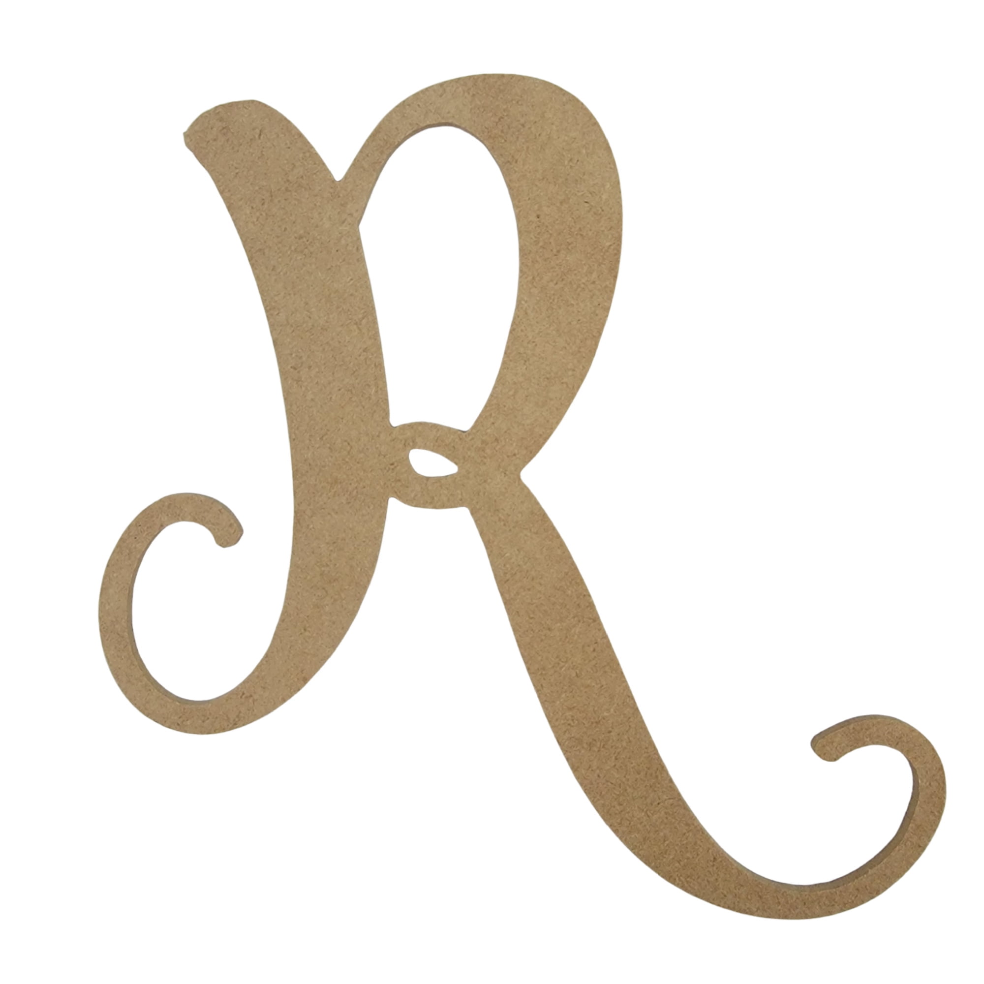 Wooden Letter Unfinished, Starfish Font, Craft Cutout - Walmart.com