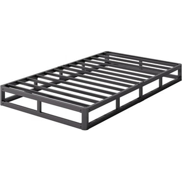 Twin XL Box Spring 4 Inch Low Profile, Heavy Duty Metal Box Spring Bed ...