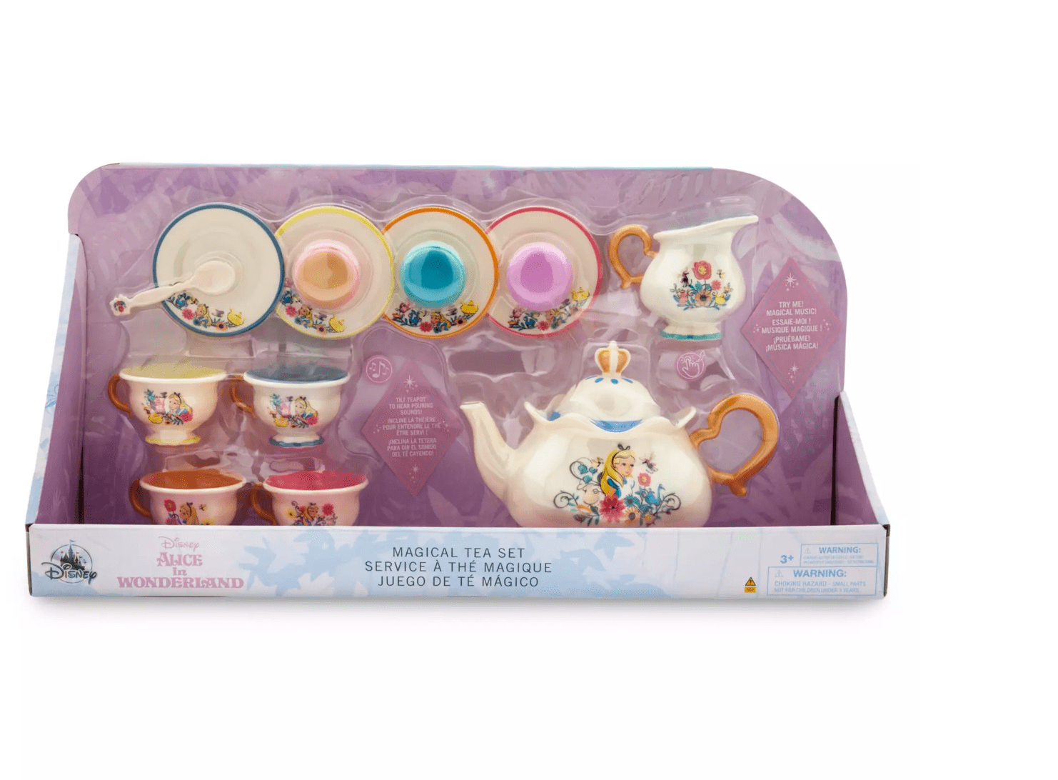 Disney Alice in Wonderland Magical Musical Play Tea Set Toy New with ...