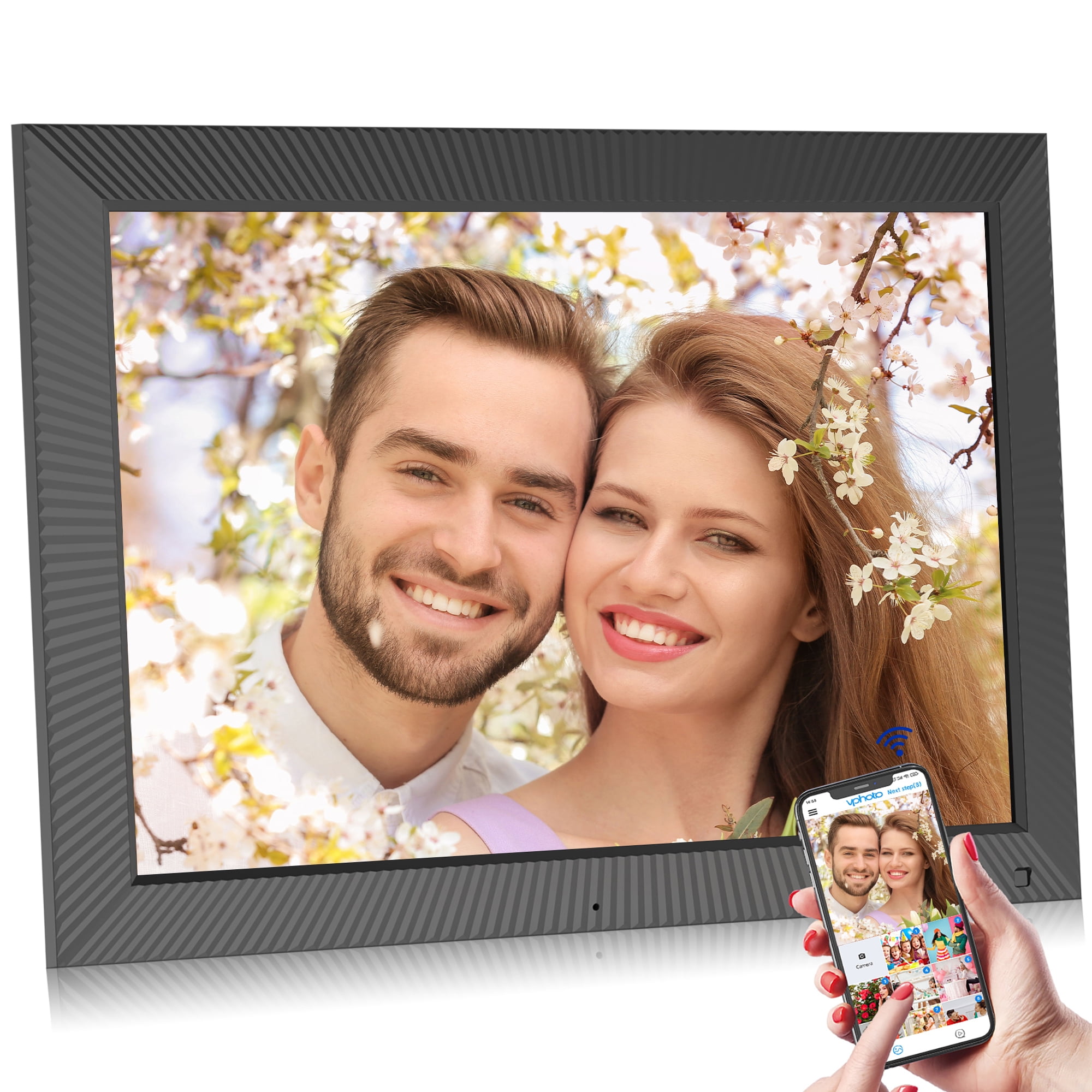 FULLJA 19-Inch Smart Digital Frame - Dual-WiFi, HD Touch Screen, 32GB ...