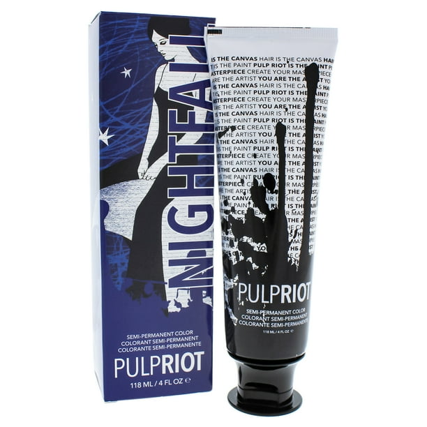 Pulp Riot Semi-Permanent Color Nightfall - Blue - 4 oz Hair Color ...