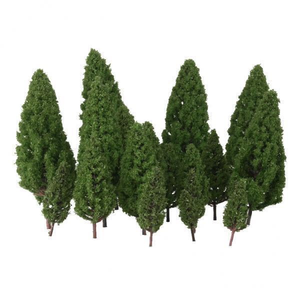 Click here for Lipstore 4x 12pcs 4.8-16cm Mixed Model Tree  Train... prices