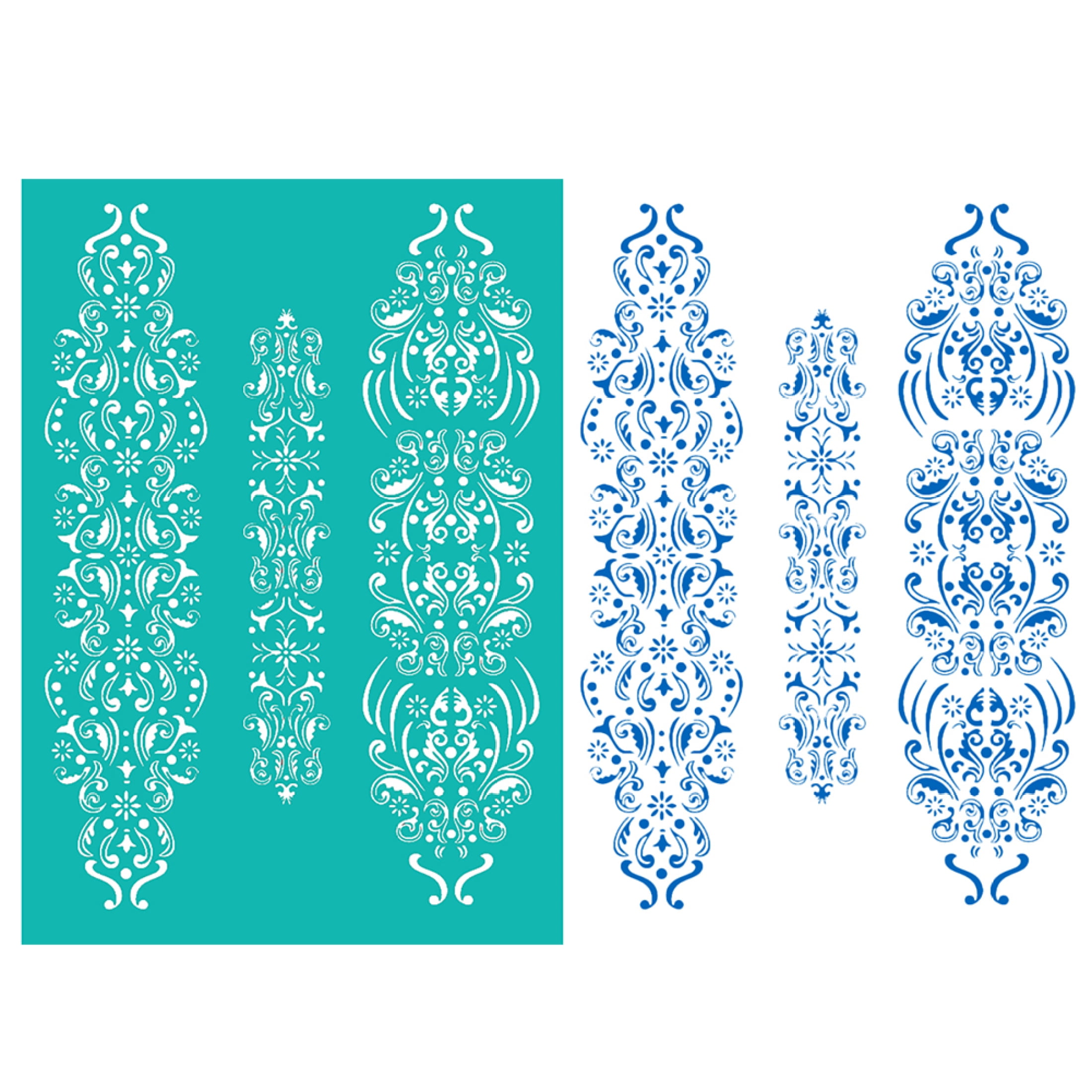 EUBUY Screen Printing Template Diy Adhesive Can Reused Polymer Clay ...