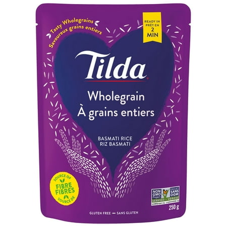 Tilda Wholegrain Steamed Basmati Rice, 250 g - Walmart.ca