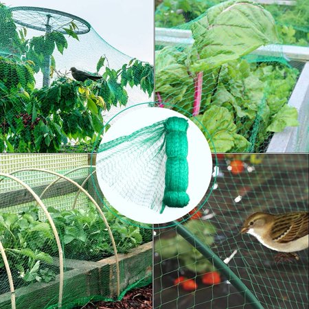 TILIY Anti-Bird Netting, 4x10m Green Garden Netting, Plant Netting ...