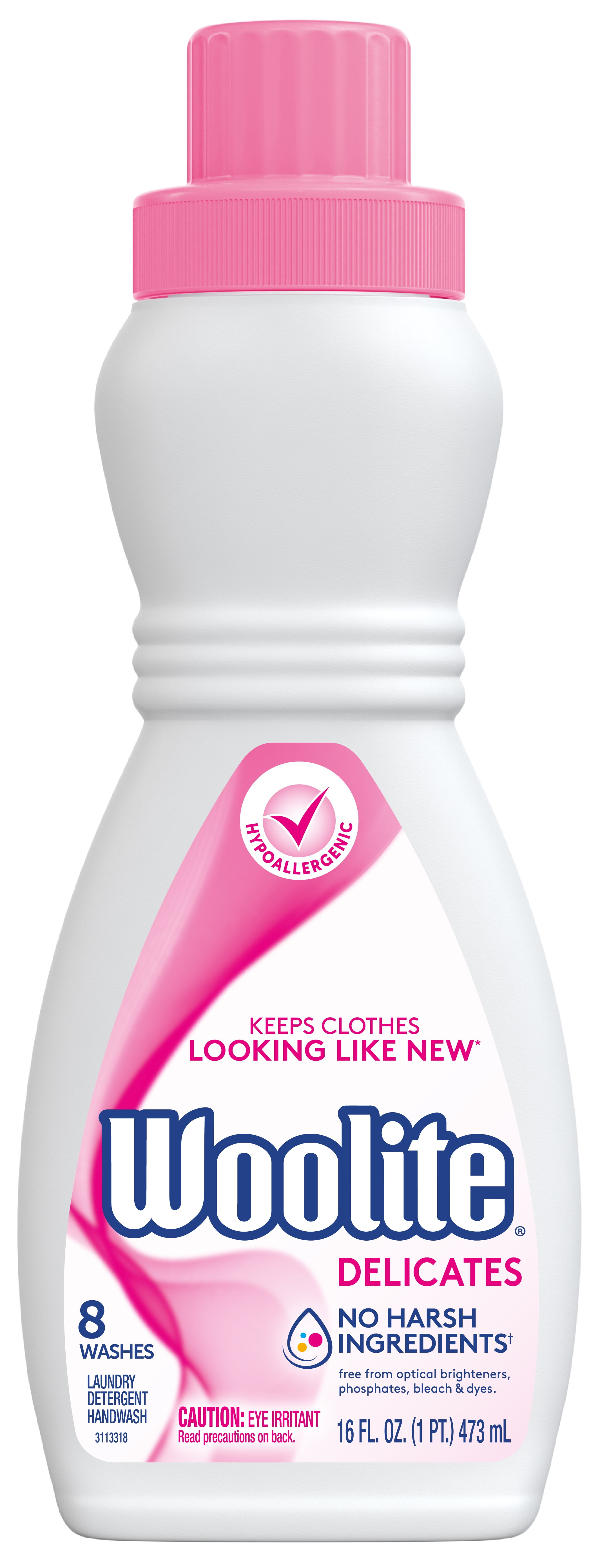 Woolite Delicates Hypoallergenic Liquid Laundry Detergent, 16 FL Oz ...