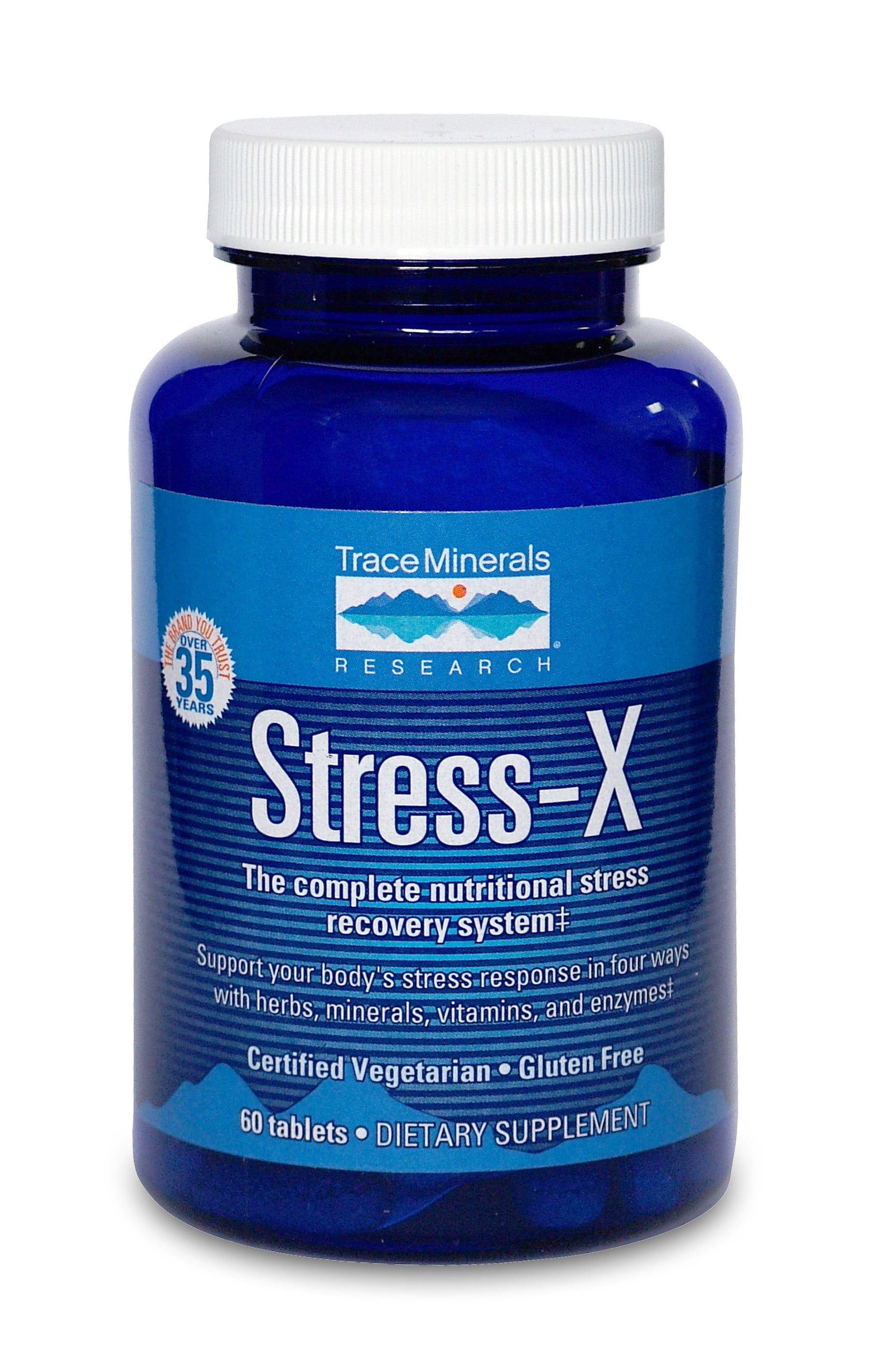 Trace Minerals Research Stress-X 60 Tablets - Walmart.com - Walmart.com