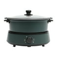 Miumaeov 4L/4.2QT Electric Hot Pot Multifunctional Portable Non-stick ...