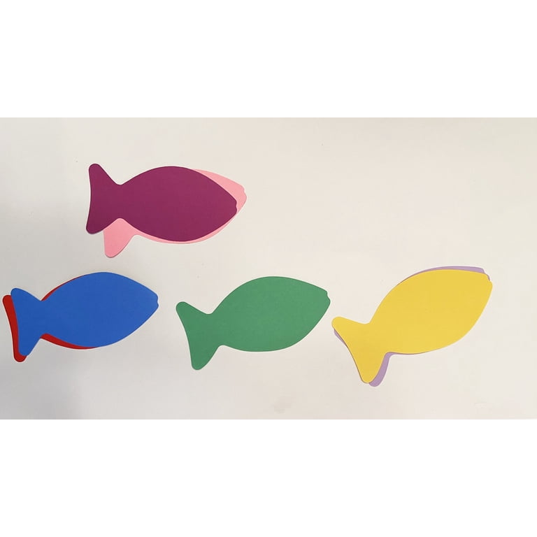 Fish To Color And Cut Out