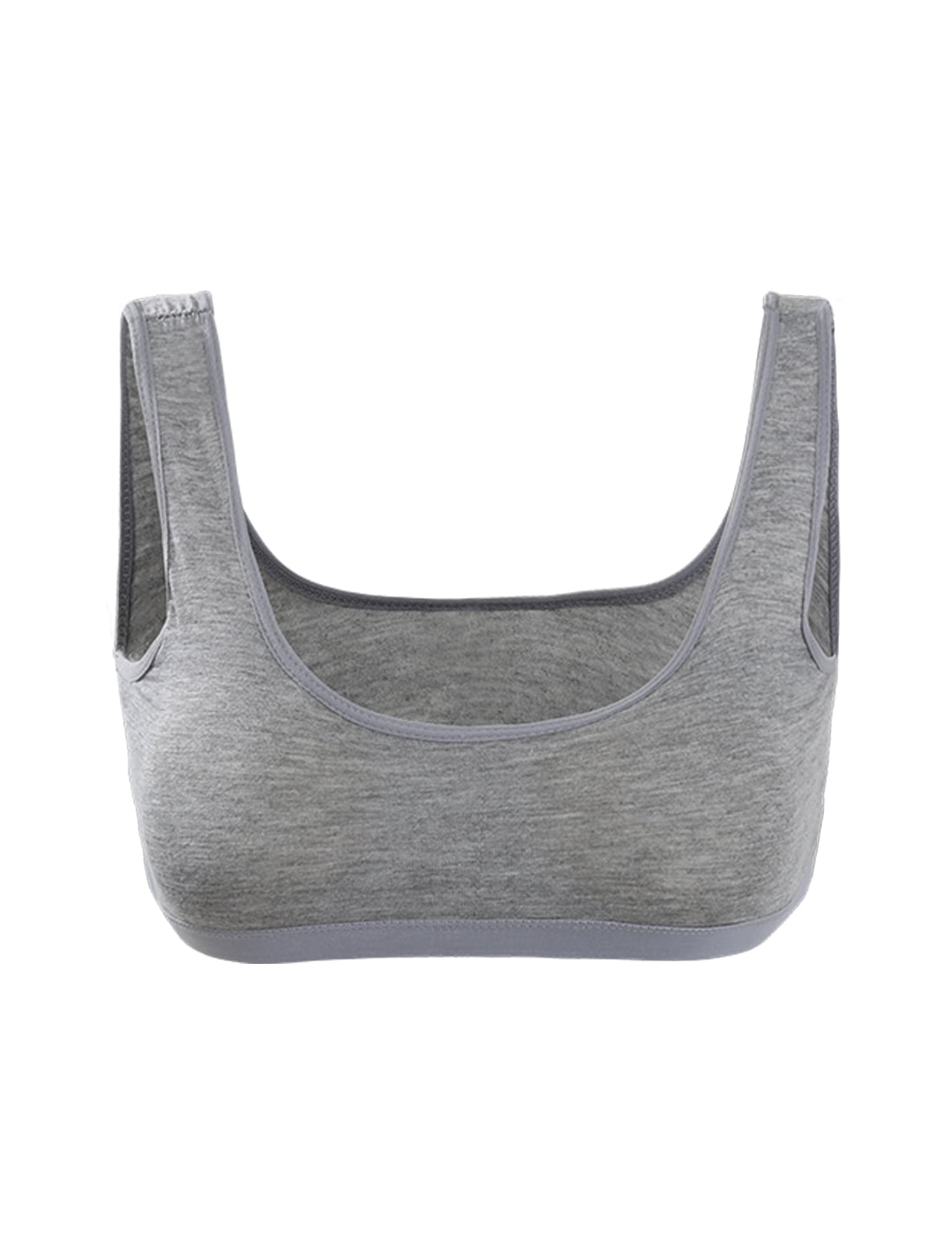 Unique Bargains Women's Pullover Cotton Wire Free U-Back Removable Pads ...