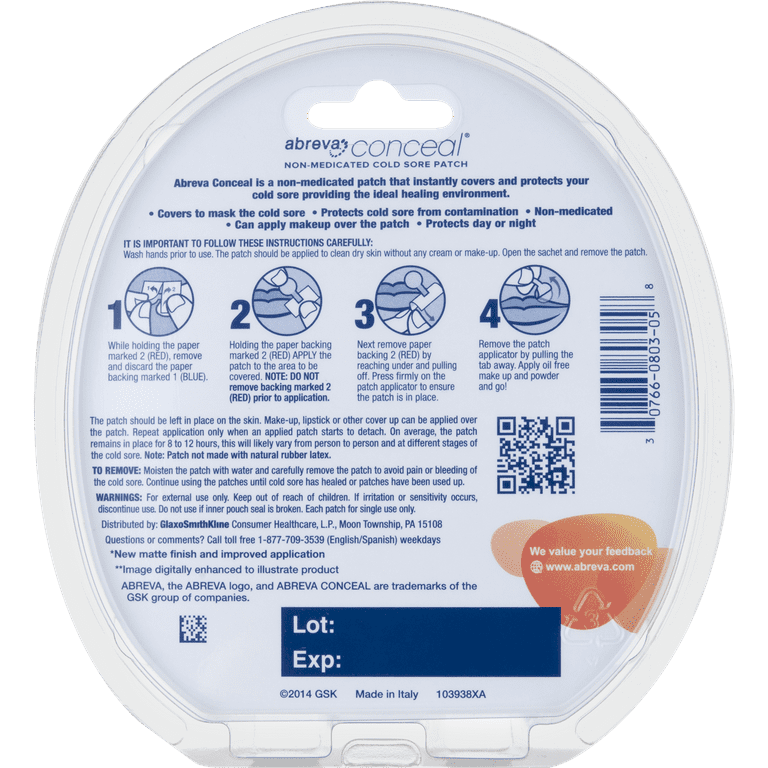 Abreva Conceal Cold Sore Patch