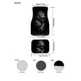 Chririnla Lion Pattern Car Floor Mats Full Set Anti-Slip Front Rear Car ...