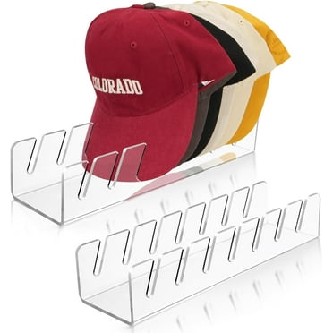 Baseball Cap Wall Mount Organizer - Space-Saving Hat Display Rack with ...