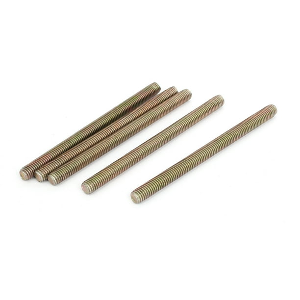 1.25mm Pitch M8 x 110mm Male Threaded All Thread Rod Bar Stud Bronze ...