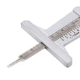 Riousery 0-50mm (0-1.97in) Tire Tread Depth Gauge Stainless Steel ...