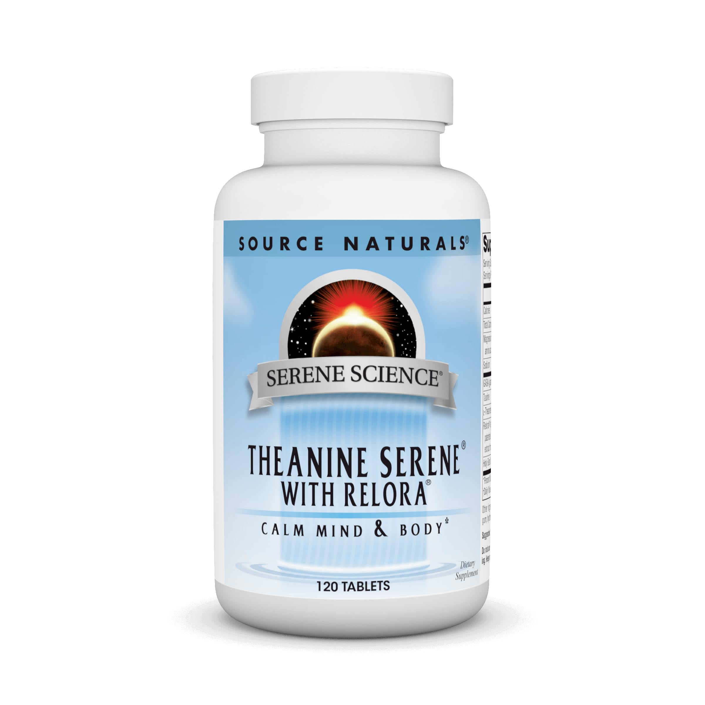 Supplement Source Naturals Theanine Serene con Relora 120 tabletas ...