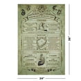 Harry Potter - Movie Poster (Hogwarts School List) (Size: 24" X 36 ...