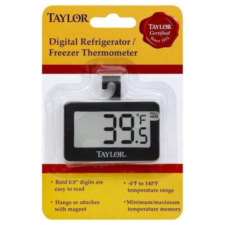 Taylor Digital Refrigerator and Freezer Thermometer - Walmart.com