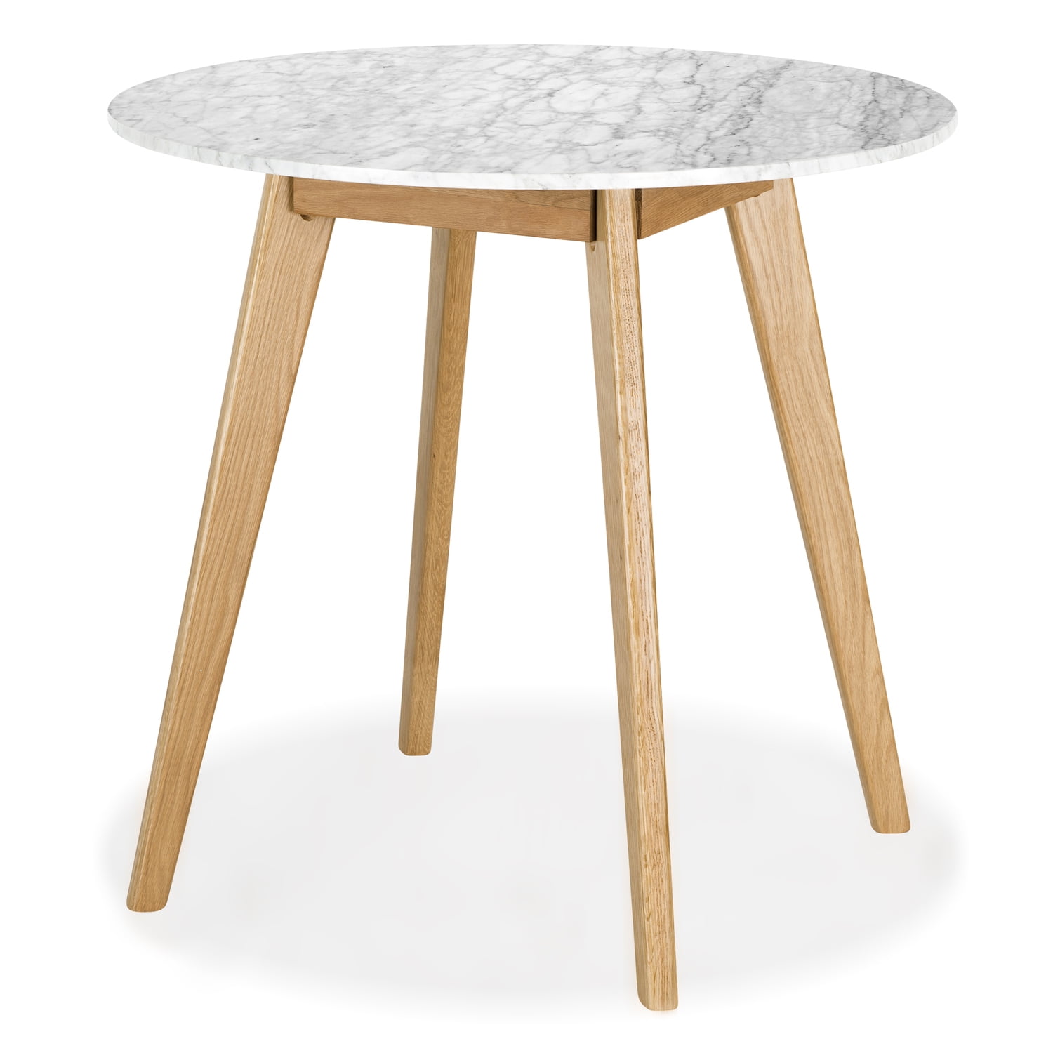 Poly and Bark Riley Marble Round Dining Table in Natural - Walmart.com