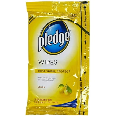 Pledge Wood Cleaner, Multi-Surface Everyday Cleaning Wipes, 25 Count ...