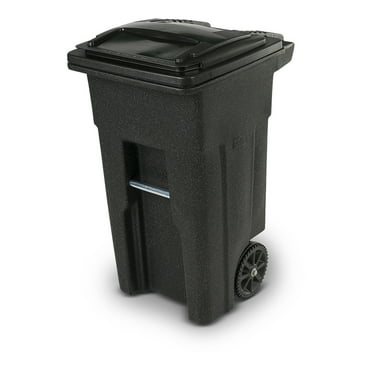 Toter Trash Can Graystone with Wheels and Lid, 64 Gallon - Walmart.com