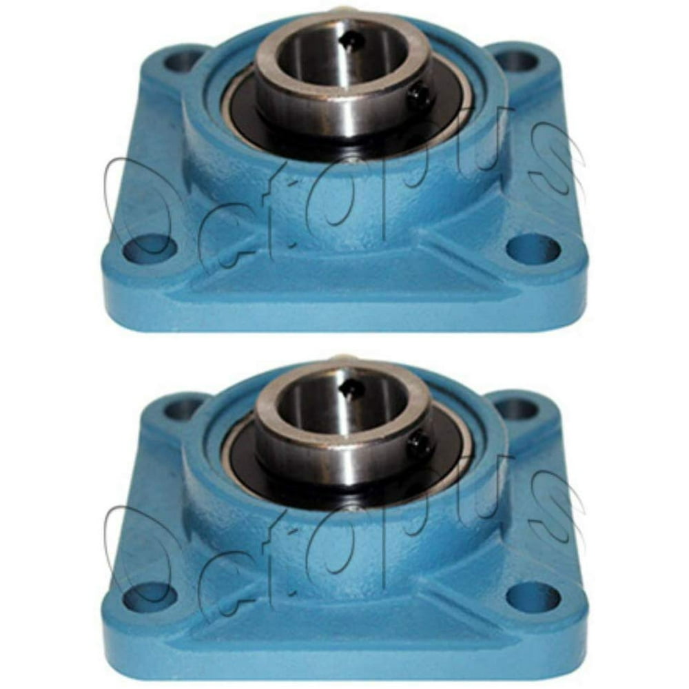 2 Pcs Premium UCF 202-10 Self-align 4 Bolt Flange Pillow Block Bearing ...