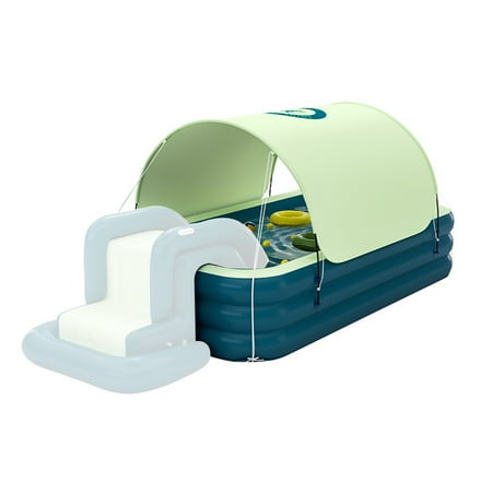 Auto Inflation Swimming Pool Sun Resistant Inflatable Pool Float Raft ...