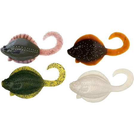 4" Sanddab Lingcod Jigs Rig Fishing Lure Sand Dab Fish for Halibut Rock ...