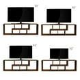 Double L-Shaped TV Stand Entertainment Center,Display Shelf - Walmart.com