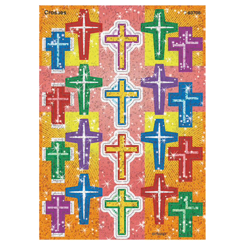 CROSSES SPARKLE STICKERS - Walmart.com
