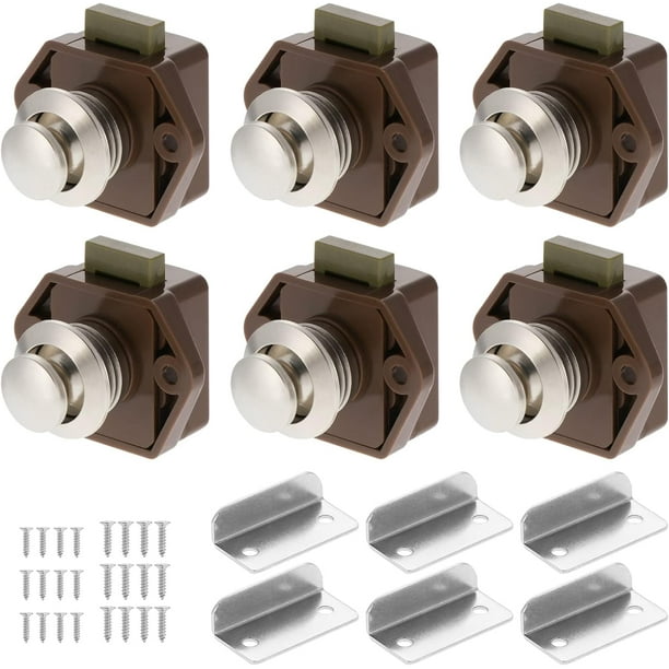 SHAR 2 piece push button door locks and drawer locks - Walmart.ca