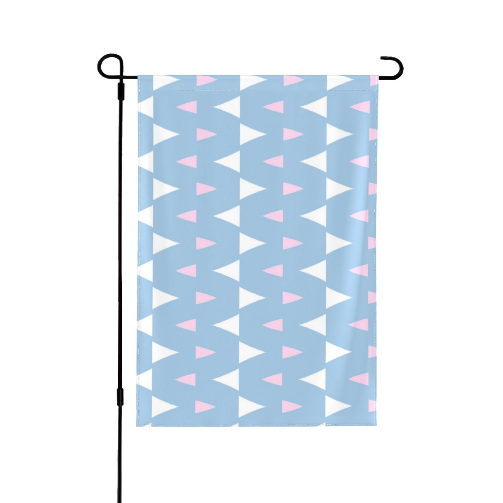 ZNDUO Blue Fabric Art Pattern Garden Flag, 28"x40" Double Sided ...
