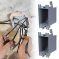 SDFGTstore Practical Single Gang Electrical Box Set for Indoor Wiring ...