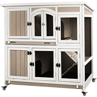 Ferplast Grand Lodge 120 Plus Rabbit Hutch | Large Oudoor Plastic ...