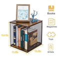 Vinyl Record Storage Cube, 3-Pack Stackable Organizer, 120-150 Records ...