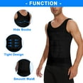 COMFREE Mens Compression Shirt Slimming Body Shaper Vest Workout Tank ...