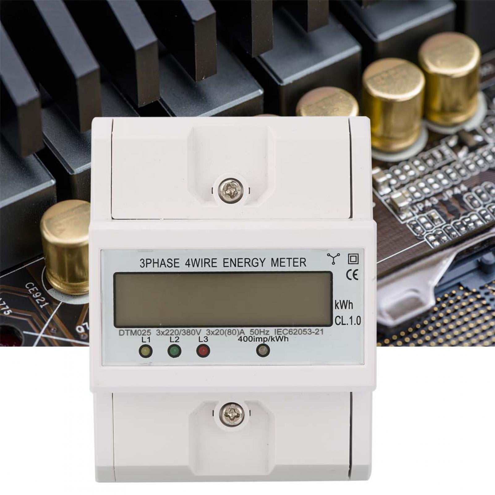 Medidor De Energía Medidor De Potencia Medidor De Kwh Medidor De 3 ...