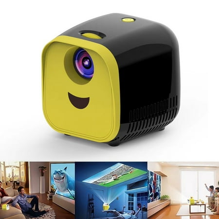 Mini LCD Projector Support 1080P Cute Kids Projector Children's LED ...
