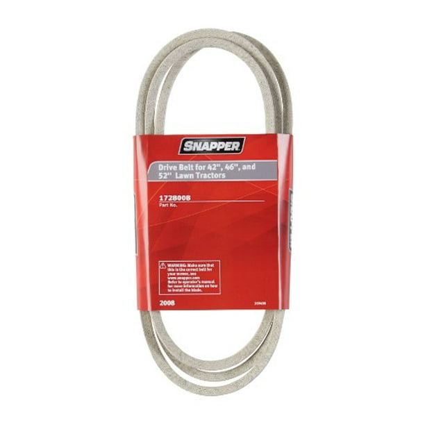 Snapper 2008 Drive Belt for 42", 46" and 52" Lawn Tractors - Walmart ...